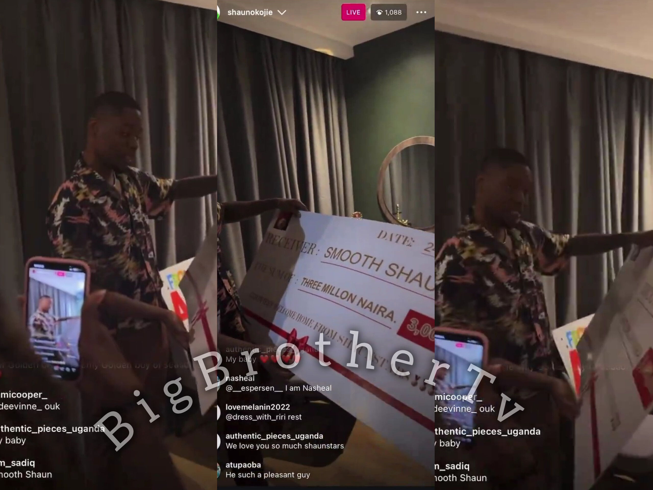 Shaun Receives ₦3 Million Welcome Home Gift from His Fans (VIDE0 ...