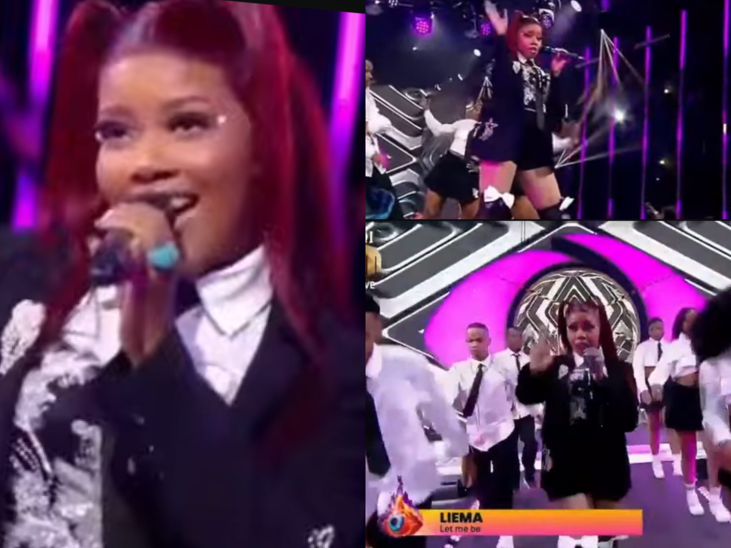 The moment liema was introduced to perform on the live show (VIDEO ...