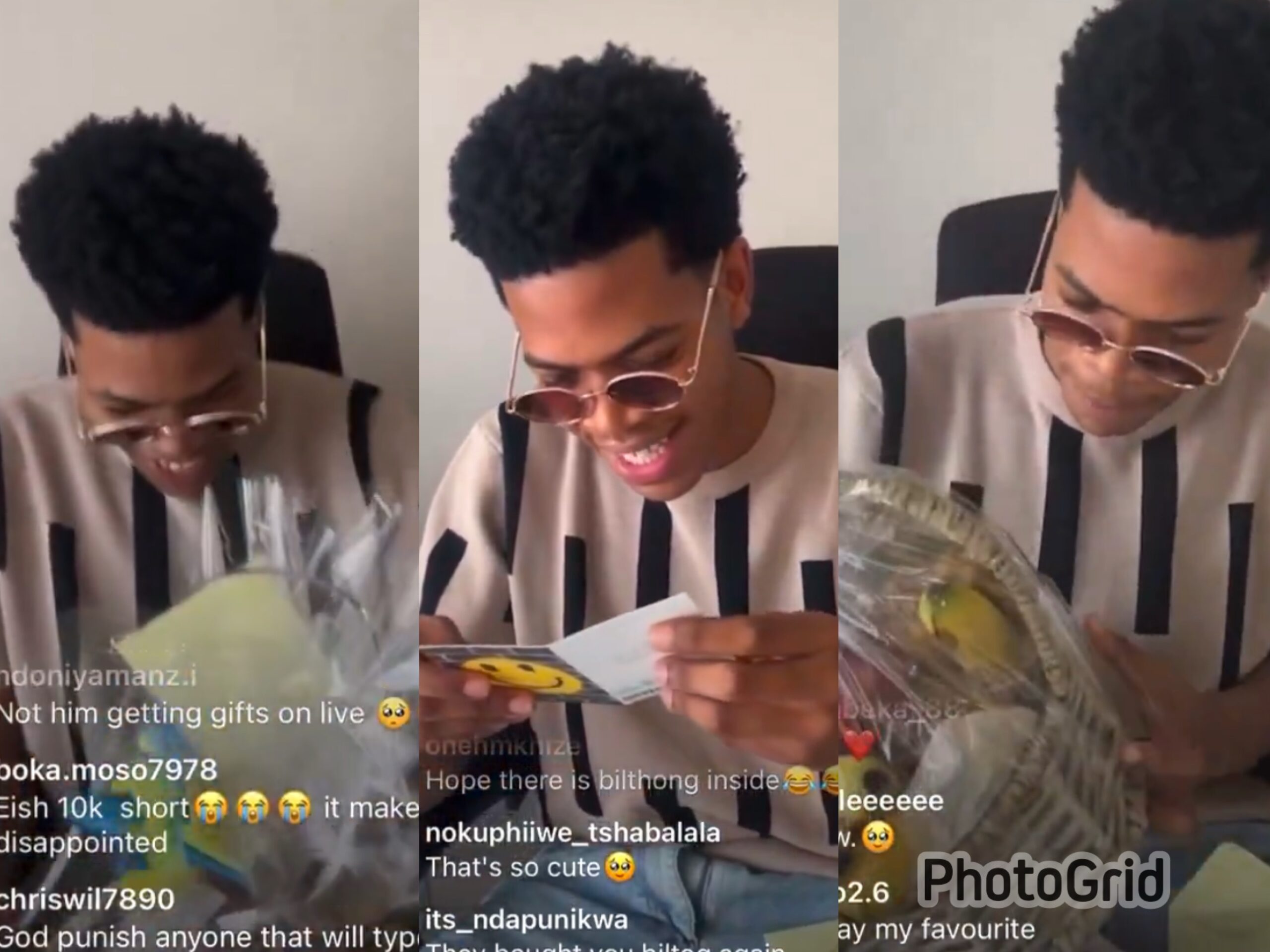 The sweet moment Beekay reacts to receiving a gift from his fan (VIDEO ...