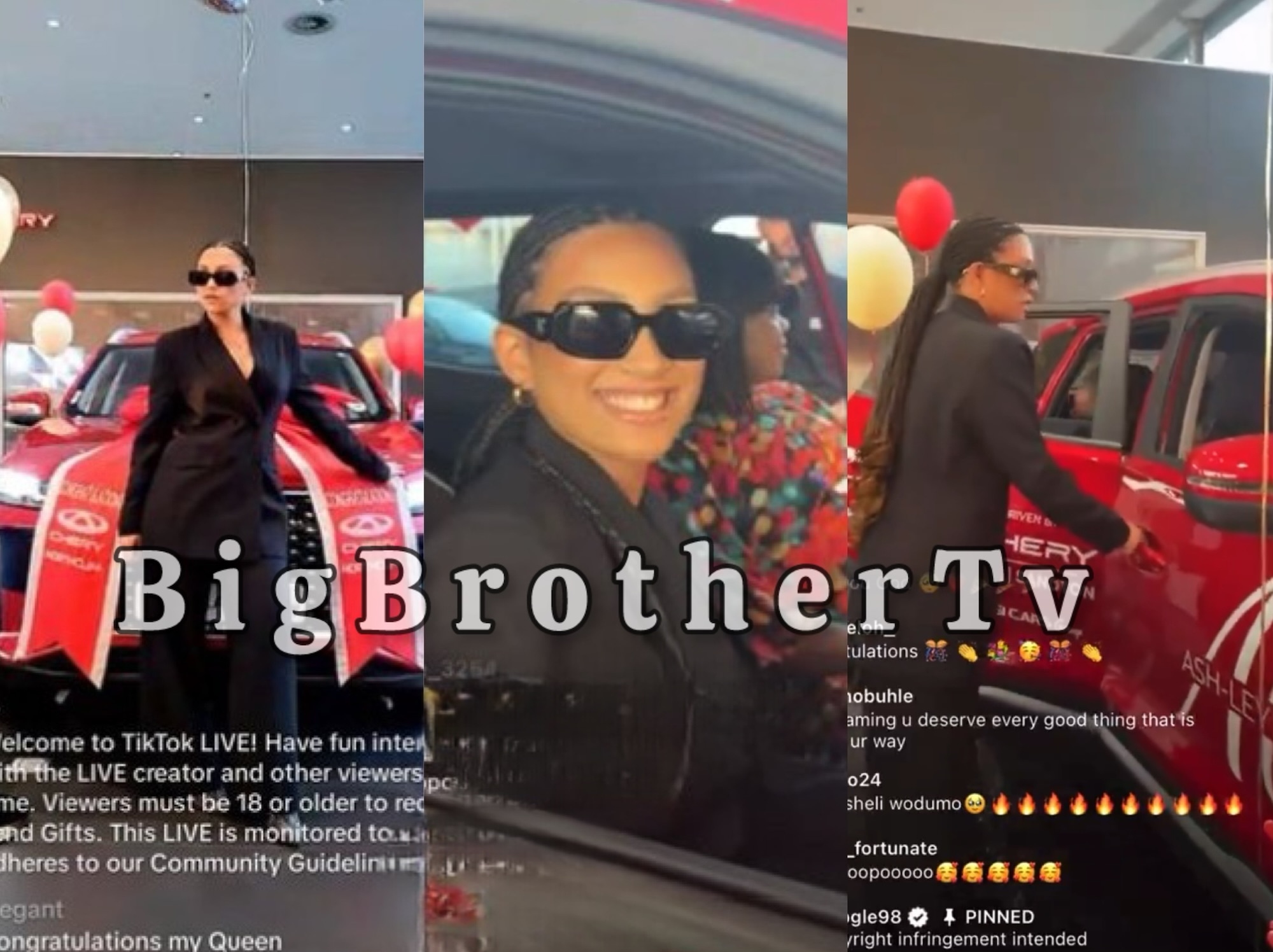 The Moment Ashley Saw Her Brand New Cutomised Luxury Car As She ...